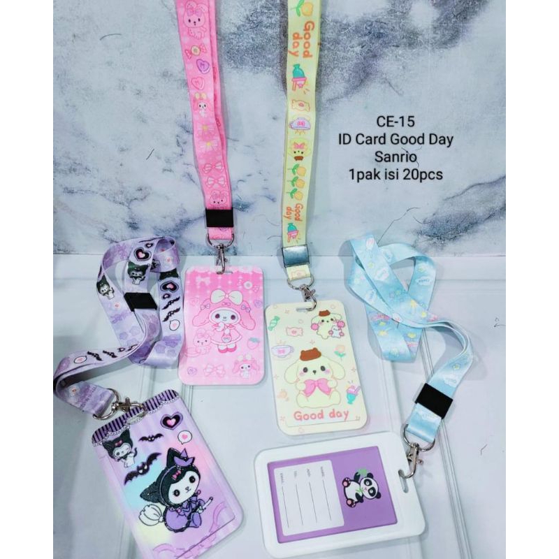 Jual DSB 13 Lanyard Sanrio Id card sanrio Name tag sanrio kuromi ...