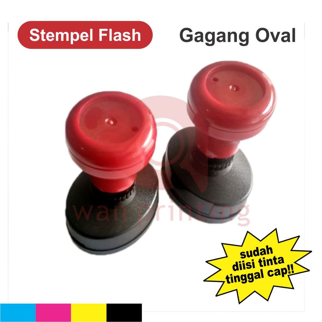Jual CUSTOM STEMPEL FLASH OTOMATIS 1 WARNA UKURAN KECIL | Shopee Indonesia