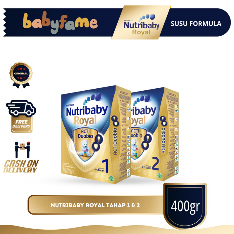 Jual NUTRI BABY ROYAL TAHAP 1 & 2 400GR | SUSU FORMULA | Shopee Indonesia