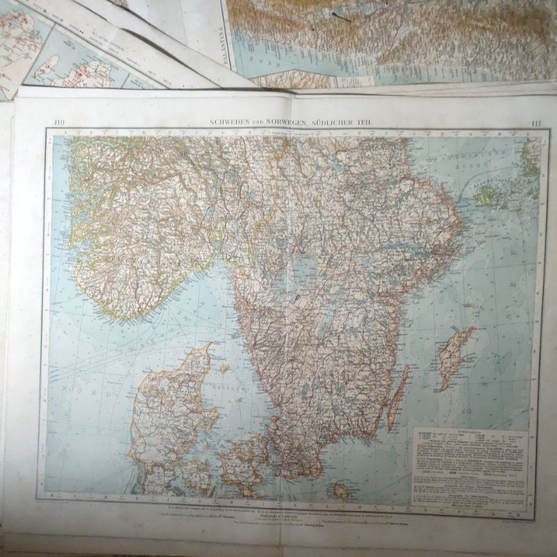 Jual Maps World Old Vintage Peta Dunia Kuno Cetakan 1912 Peta Negara ...