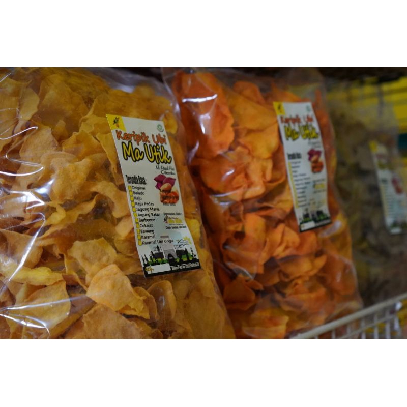 Jual KERIPIK UBI CILEMBU MA UTIK KEMASAN KILOAN READY SEMUA RASA ...
