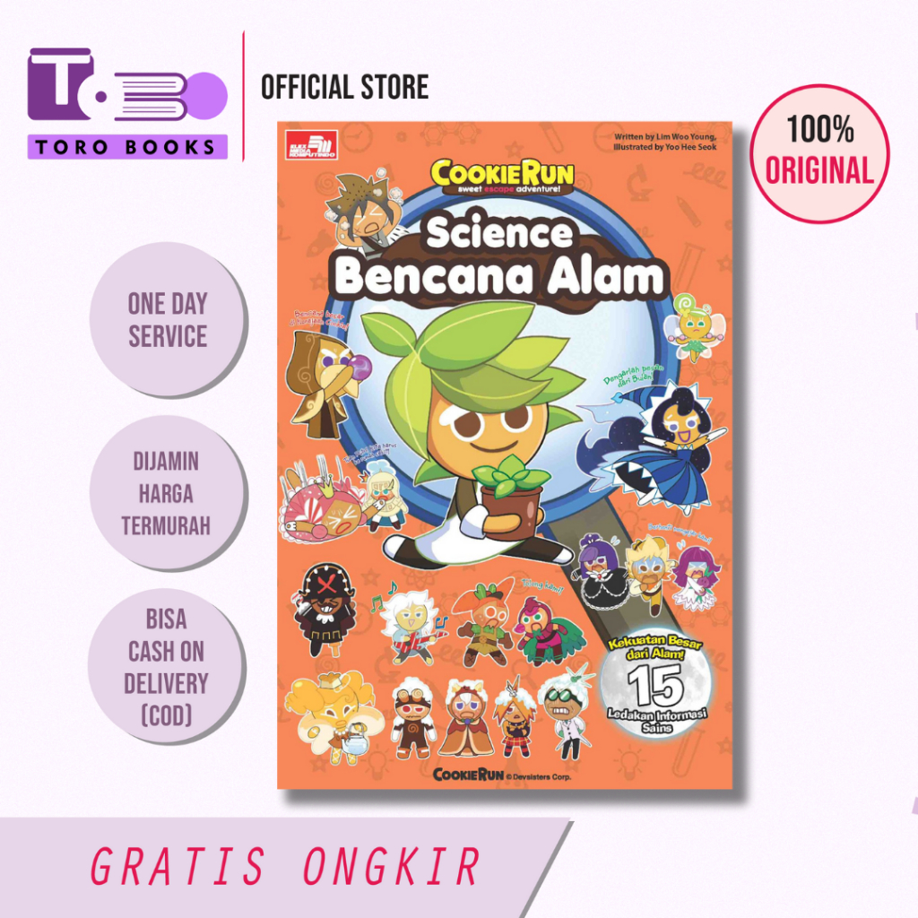 Jual Cookie Run Sweet Escape Adventure! - Science Bencana Alam - Lim ...