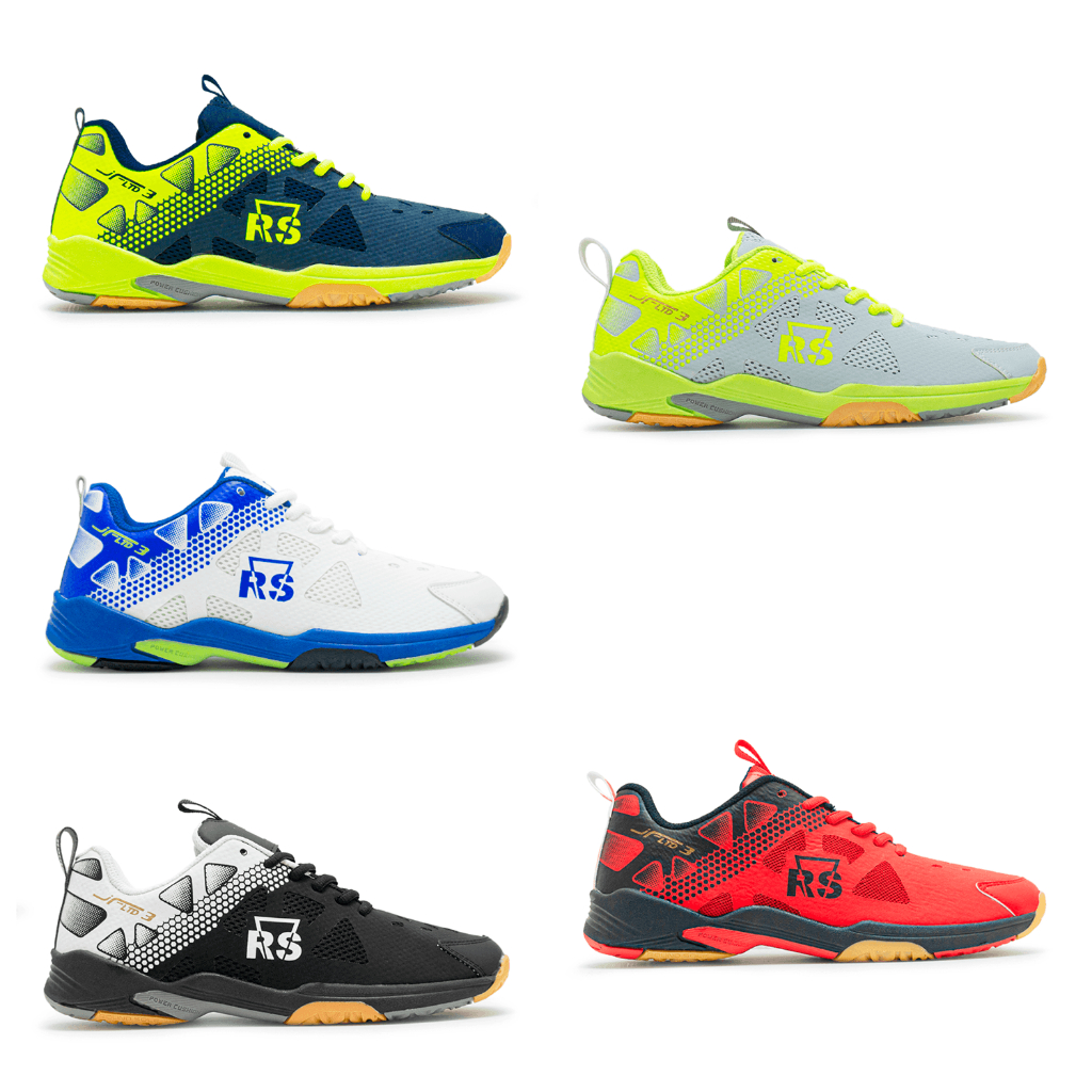 Jual Sepatu Badminton RS Hitam Putih Size 39-43 Sepatu Olahraga ...