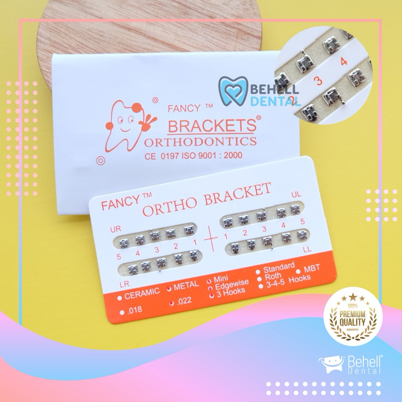 Jual BRACKET BEHEL METAL FANCY OREN 0.22 HOOK 3 MINI • Kawat Gigi ...