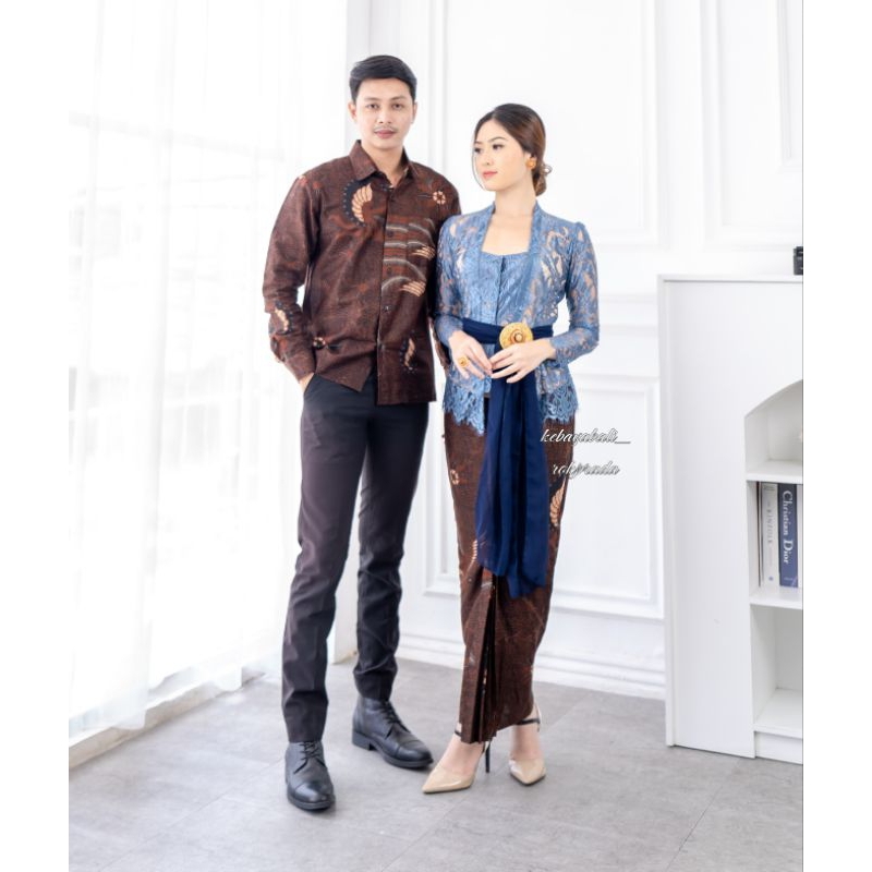 Jual SARIMBIT COUPLE BATIK MODERN KLASIK X KEBAYA CHITRA DENIM | Shopee ...