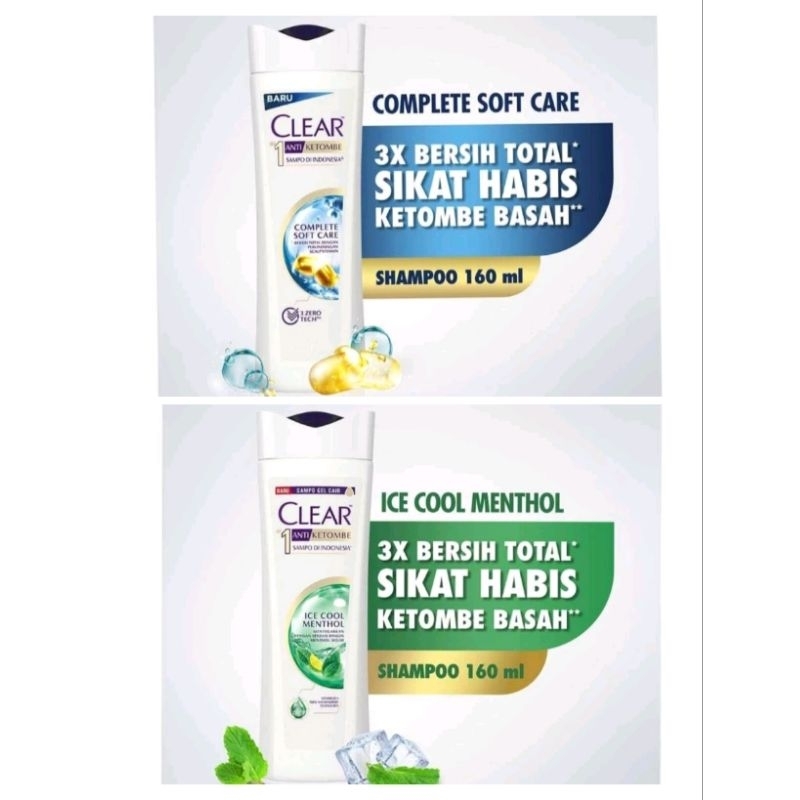Jual Clear Shampo 160 ml | Shopee Indonesia