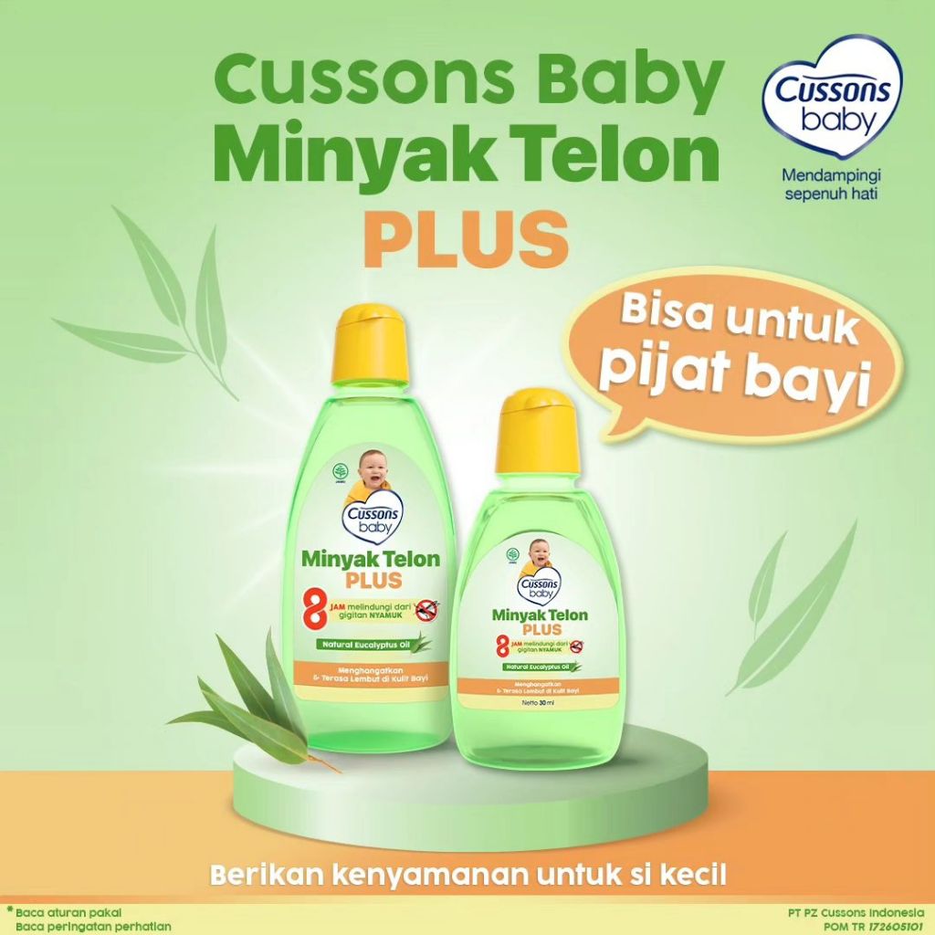 Jual CUSSONS BABY MINYAK TELON PLUS & NATURAL 60 ML | Shopee Indonesia