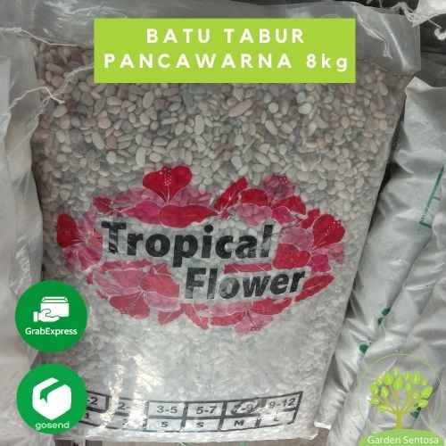 Jual Batu Tabur Pancawarna / Hiasan Pot / Hiasan aquascape 8 Kg ...