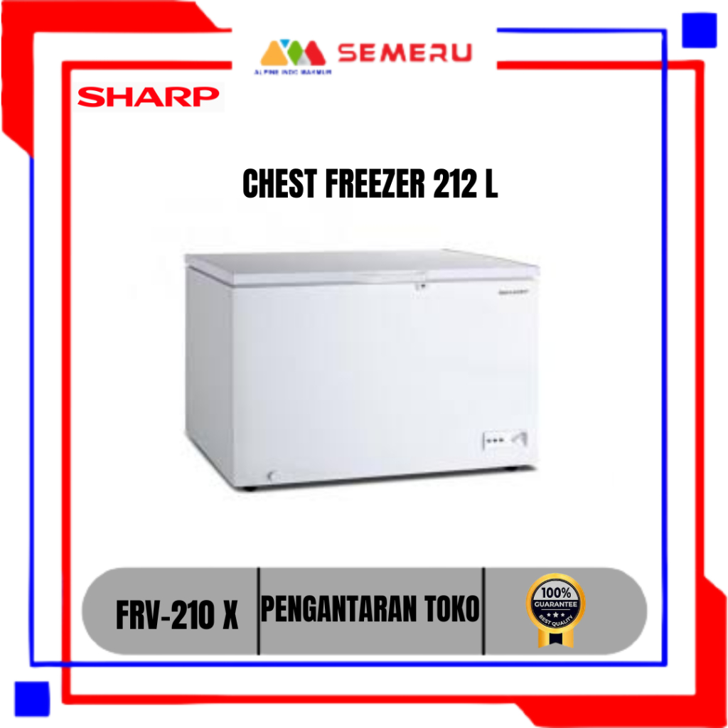 Jual SHARP CHEST FREEZER 212 L FRV-210 X KHUSUS MAKASSAR | Shopee Indonesia