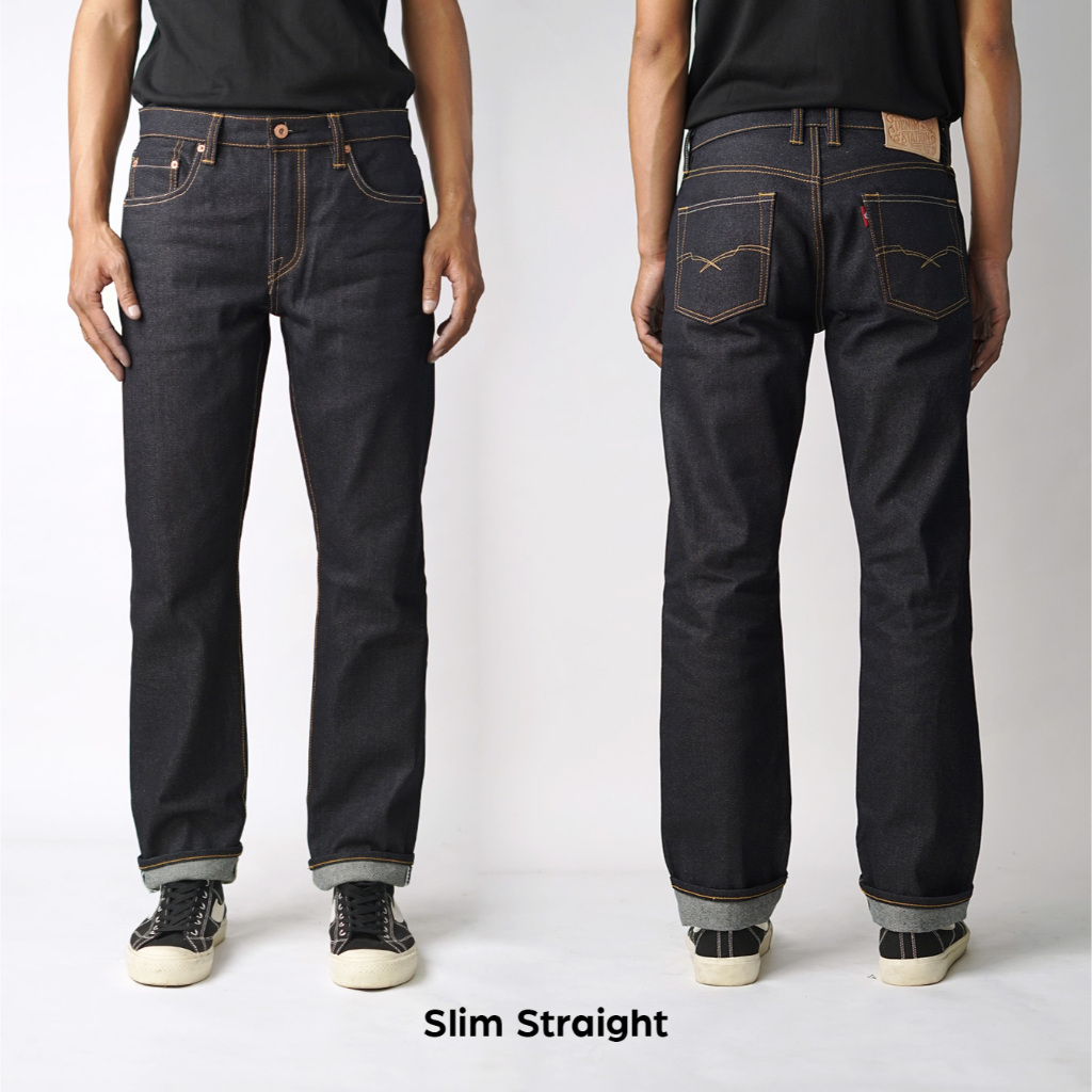 Jual The Denim Station - Arjuna 15oz New Superior Deep Indigo Denim ...