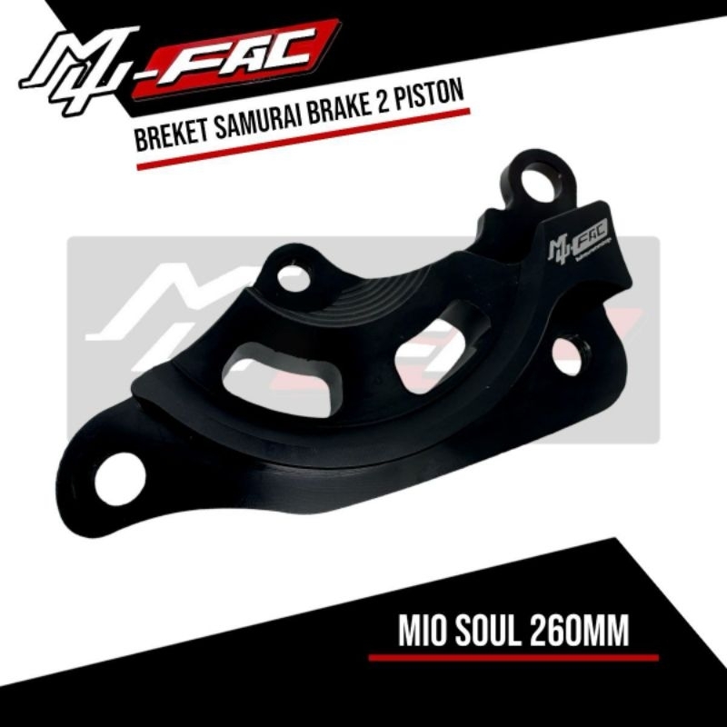 Jual breket / bracket kaliper 2p disc 220 - 260 mm mio smile soul karbu (untuk kaliper rcb s ...
