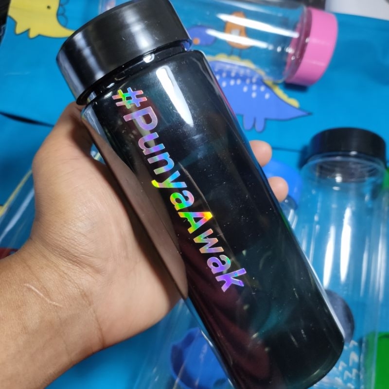 Jual VIRAL MY BOTTLE / BOTOL MINUM 600 ML , GRATIS STIKER HOLOGRAM ...
