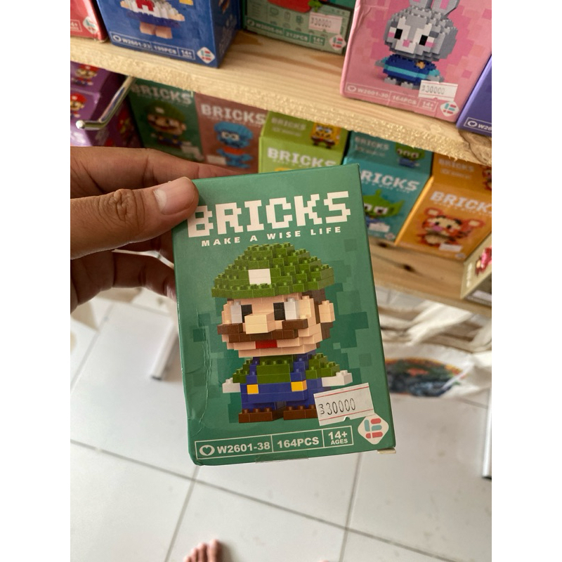 Jual LEGO BRICK LUCU Bricks Toys Model Kartun Building Blok Nano 3D ...