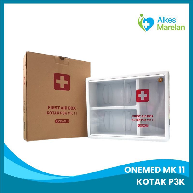 Jual ONEMED - Kotak P3K MK-11 / First Aid Box MK-11 / Tempat Obat Dinding | Shopee Indonesia