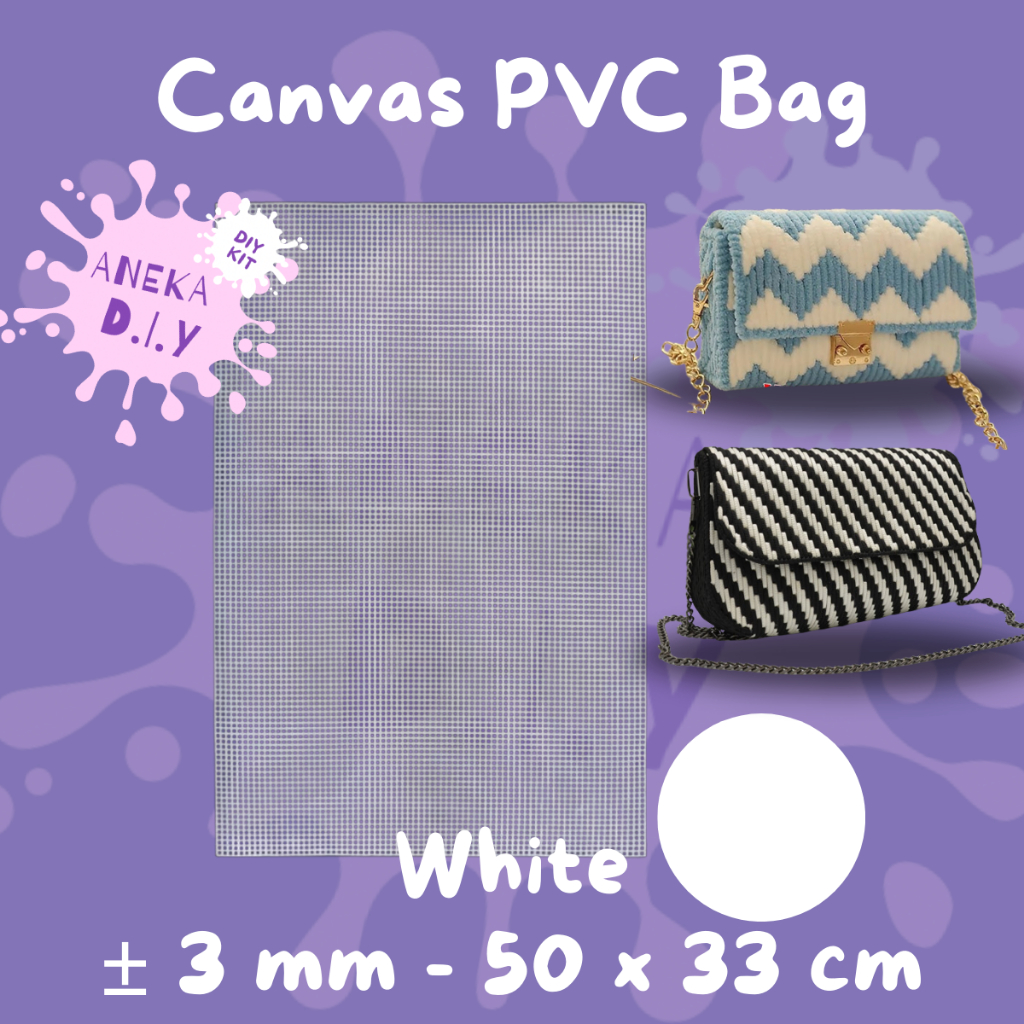 Jual Plastic Canvas / Kanvas Bentuk Tas Plastik DIY / Plastic Canvas ...