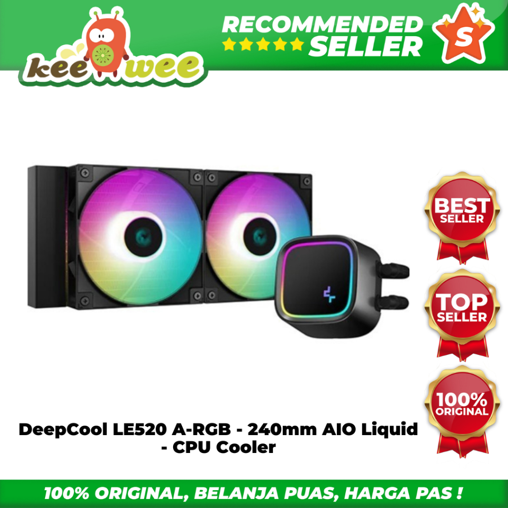 Jual DeepCool LE520 A-RGB - 240mm AIO Liquid - CPU Cooler | Shopee ...