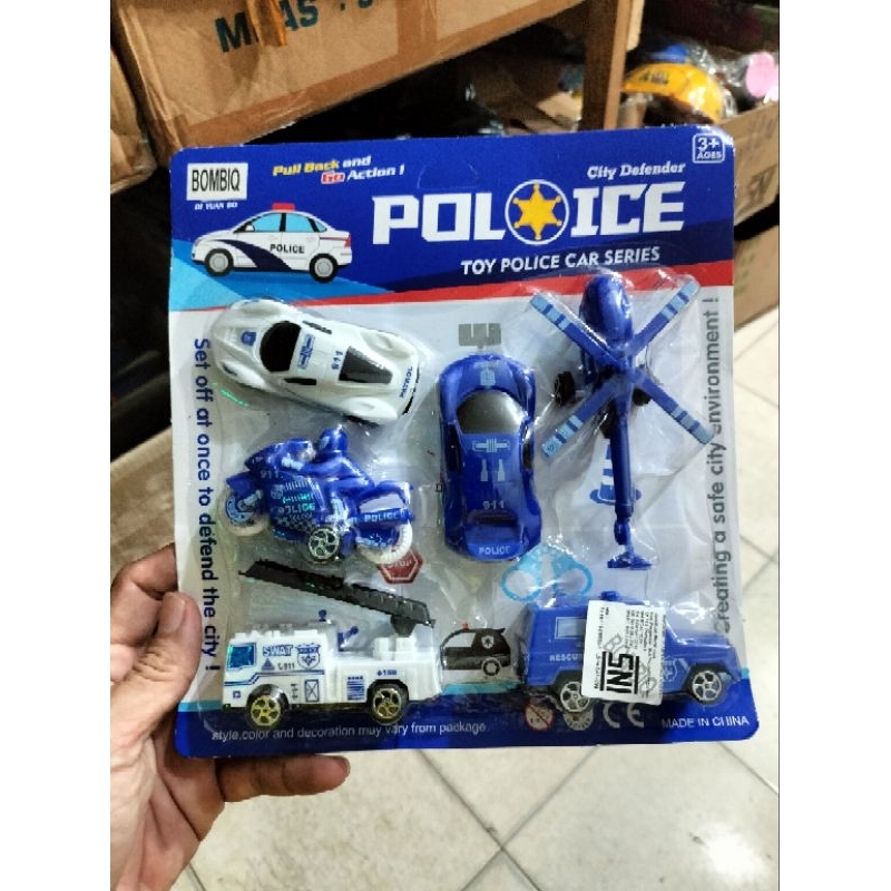 Jual MAINAN MOBIL polisi biru / MOTOR /MAINAN KENDARAAN POLICE CAR ...
