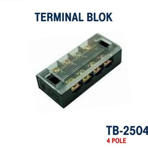 Jual Terminal Blok Kabel TB-2504 Blok Kabel 4 Pole 25A | Shopee Indonesia