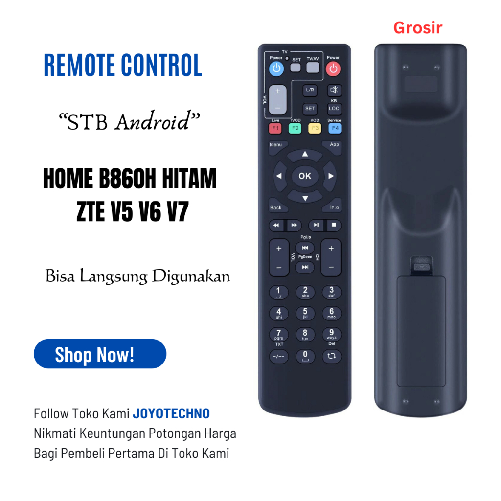 Jual Remote STB Android TV Box Home B860H B760H B700V5 ZTE V5 V6 V7 | Shopee Indonesia