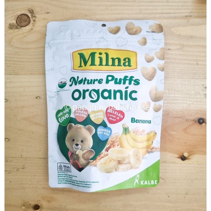 Jual Milna Nature Puffs Organic 15 g Banana || Cheese || Apple & Mix ...
