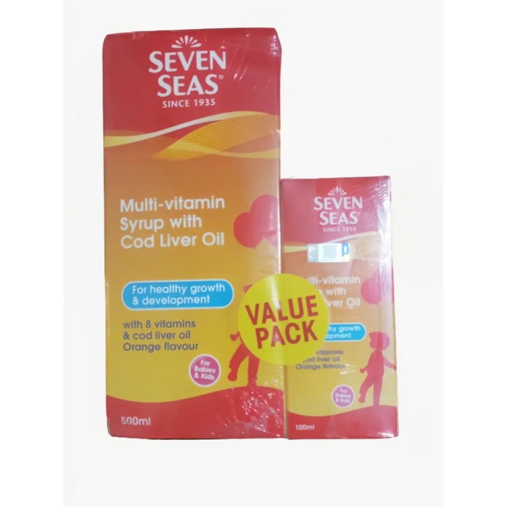 Jual Seven Seas Sevenseas Malaysia 500ml free 100ml Multivitamin Syrup ...