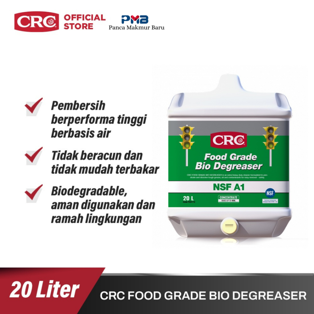 Jual CRC FOOD GRADE BIO DEGREASER 20 LITRE - FG05172 | Shopee Indonesia