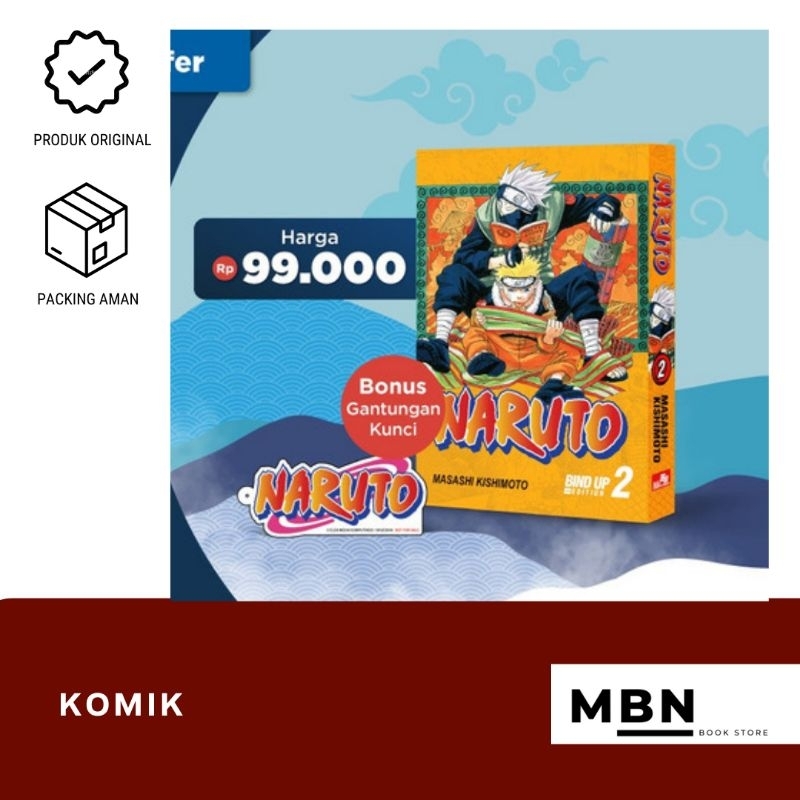 Jual NARUTO BIND UP EDITION VOLUME 2 | Shopee Indonesia