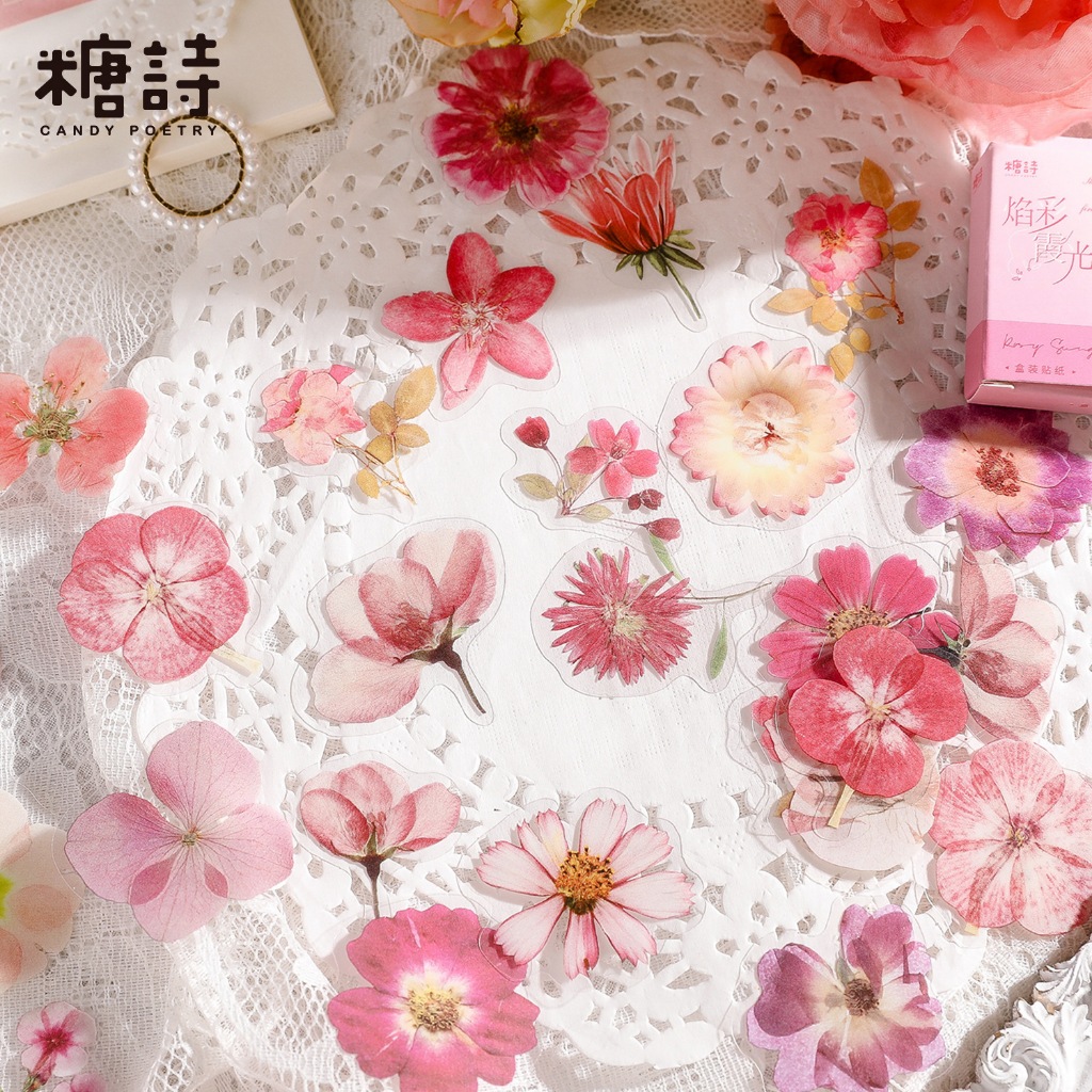 Jual [MAPLESOL] 45 Pcs STICKER BUNGA ANTI AIR FLOWER PETALS PET ANTI ...