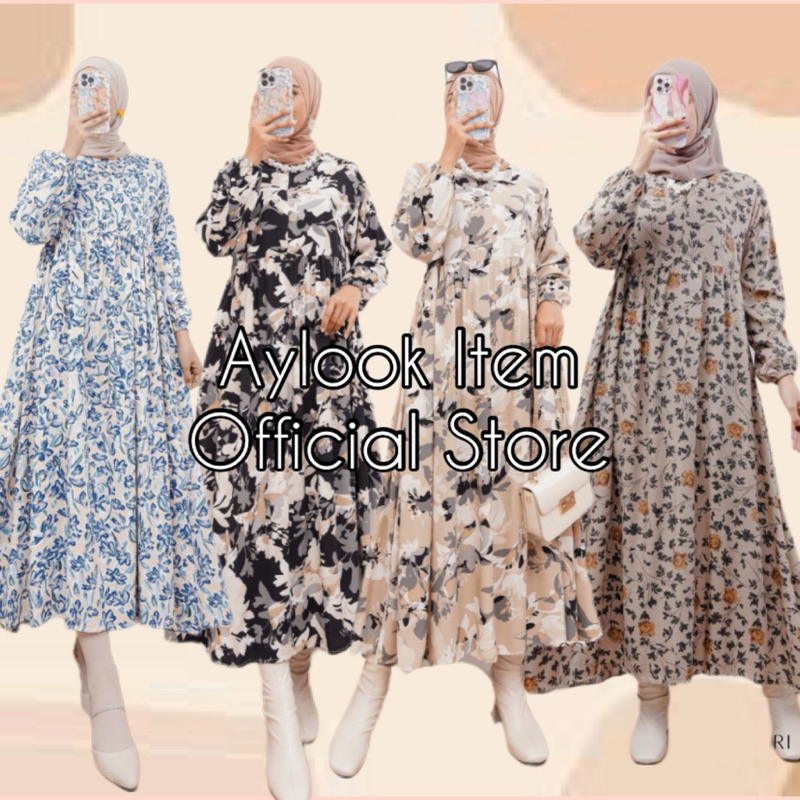 Jual MIDI DRESS WANITA RAYON / GAMIS RAYON ADEM BUMIL BUSUI FRIENDLY JUMBO | Shopee Indonesia