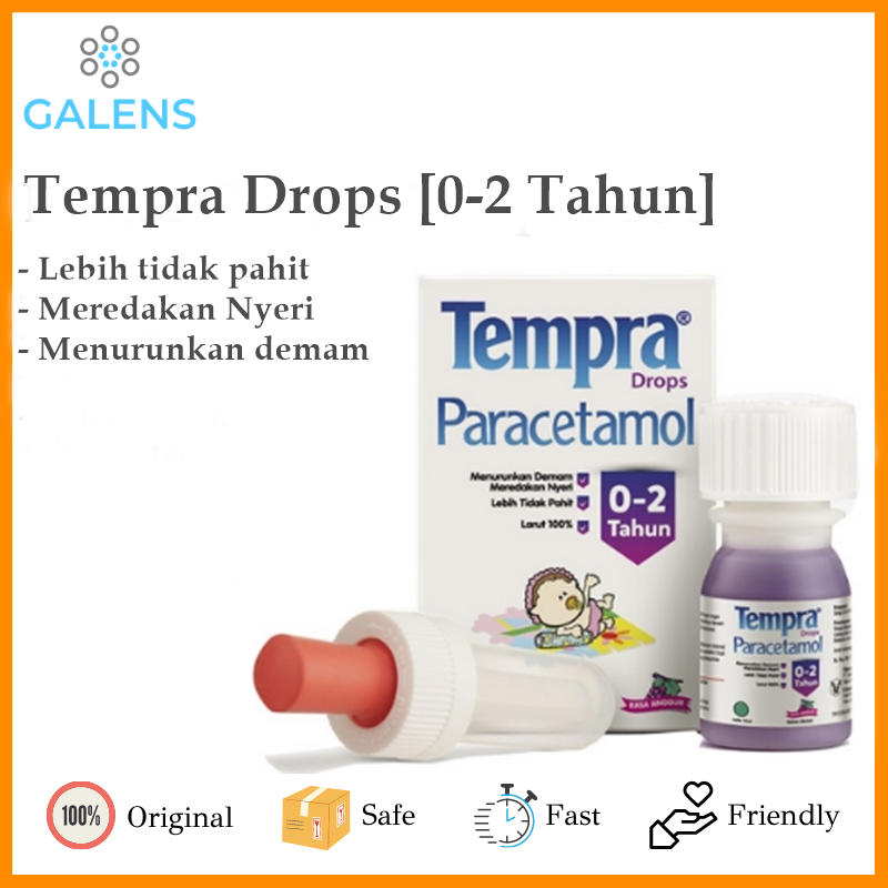 Jual TEMPRA DROPS [ANGGUR, STRAWBERRY & JERUK] DEMAM & PANAS, ANAK ...