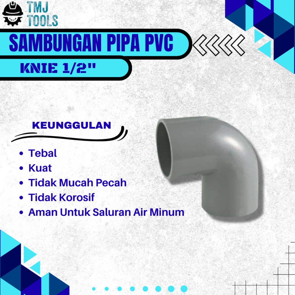 Jual Sambungan Pipa Knie PVC 1/2 Inch Sambungan Pipa L 1/2" Alat Penyambung Pipa L | Shopee ...