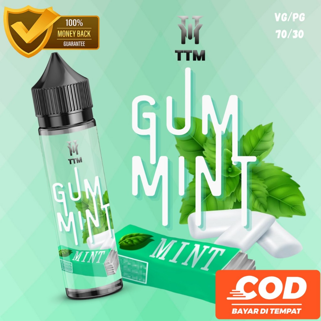 Jual liquids 60ml peppermint gum banyak varian rasa likuids vapee ...