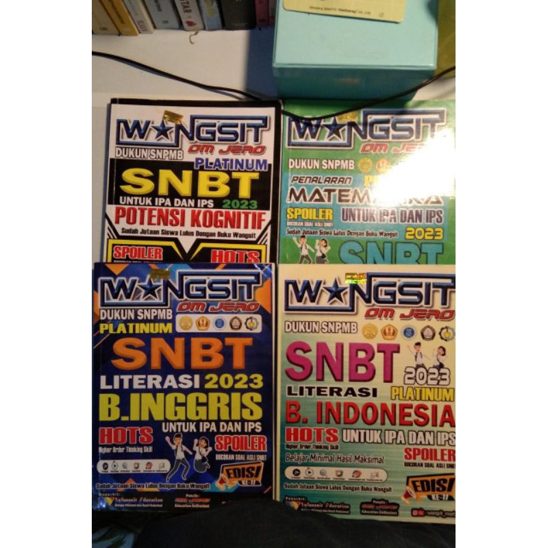 Jual buku wangsit om jero utbk 2024 snbt isi 4 buku ptn komplit buku utbk lengkap buku snbt ptn ...
