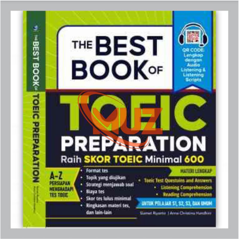 Jual Buku The Best Book Of TOEIC Preparation Raih Skor TOEIC Minimal 600 Penulis Slamet Riyanto ...