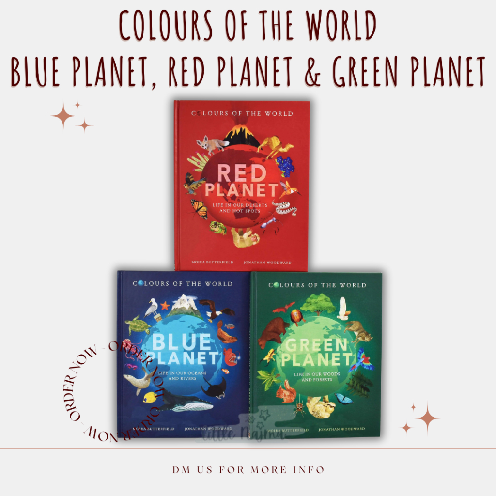 Jual Colours of the World 3 Books Set (Blue Planet, Red Planet & Green ...