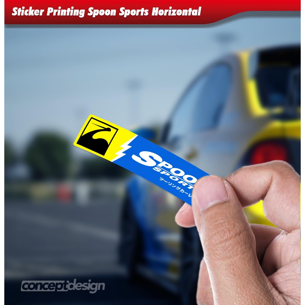 Jual Sticker Spoon Sports Horizontal | Shopee Indonesia