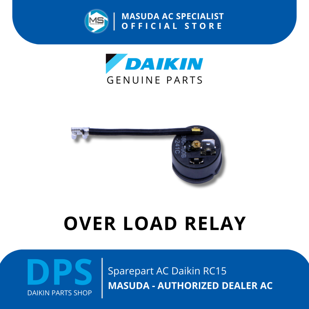 Jual OVER LOAD RELAY SPAREPART AC DAIKIN OUTDOOR RC15 | Shopee Indonesia