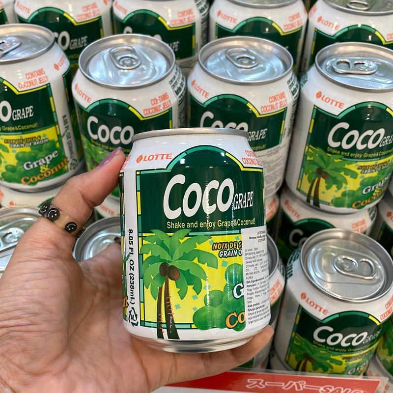 Jual Lotte Coco Grape Coconut / Minuman Rasa Buah Anggur dan Kelapa ...