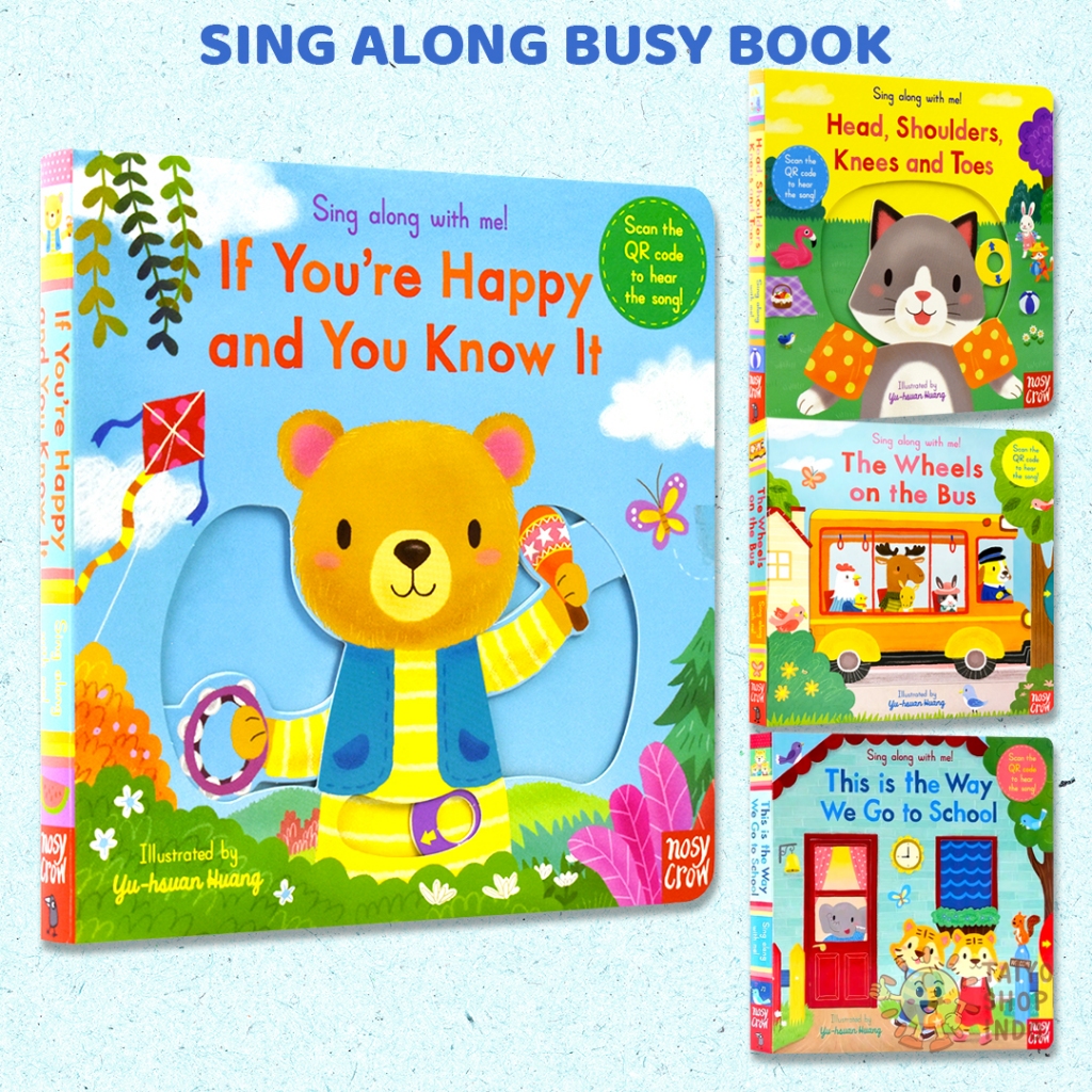 Jual TAIYO Sing Along Busy Book Story Buku Cerita Pull Push Slide Board ...