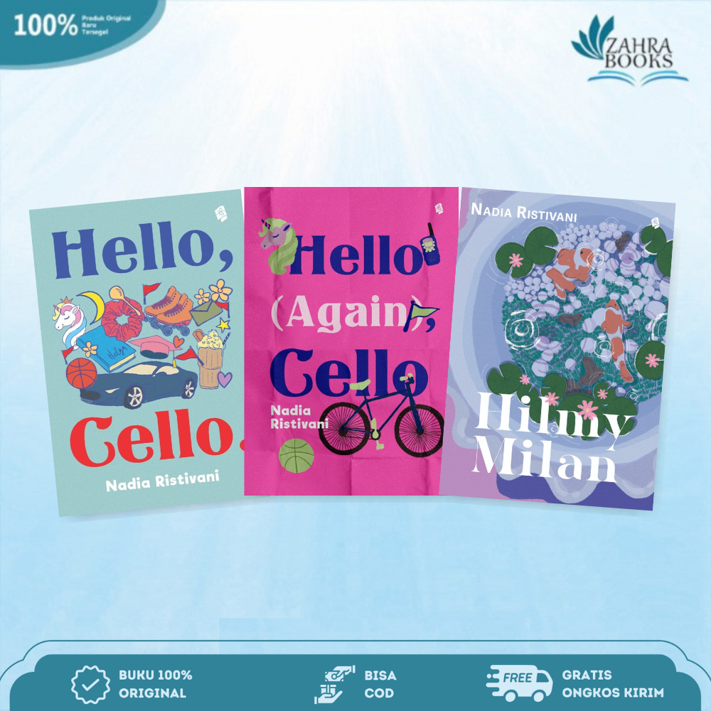 Jual Novel Hilmy Milan New, Hello (Again) Cello, Hello Cello By Nadia ...