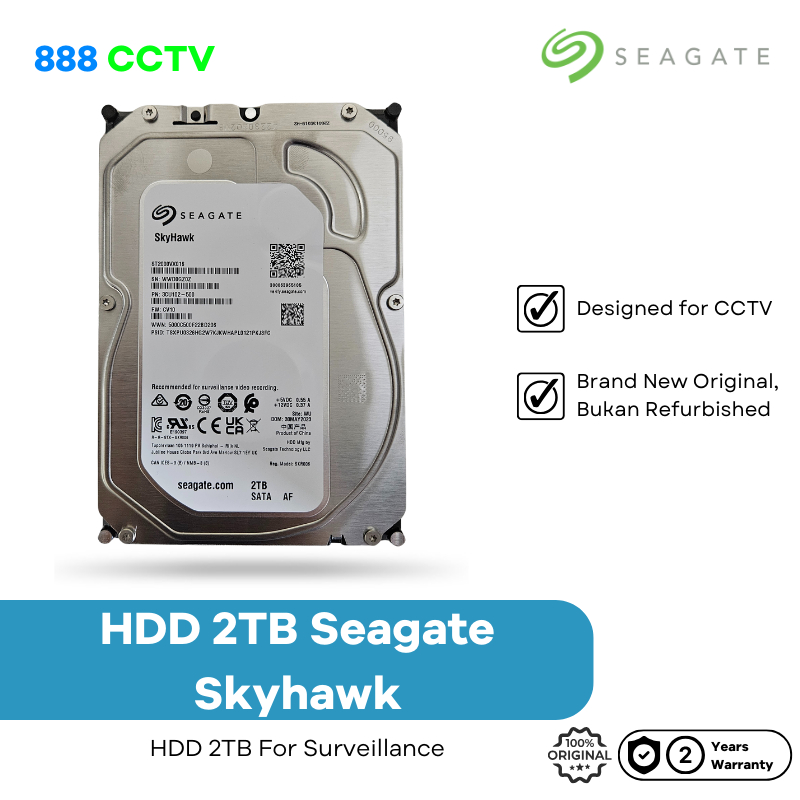 Jual HDD 2TB Seagate Skyhawk Garansi Resmi | Shopee Indonesia