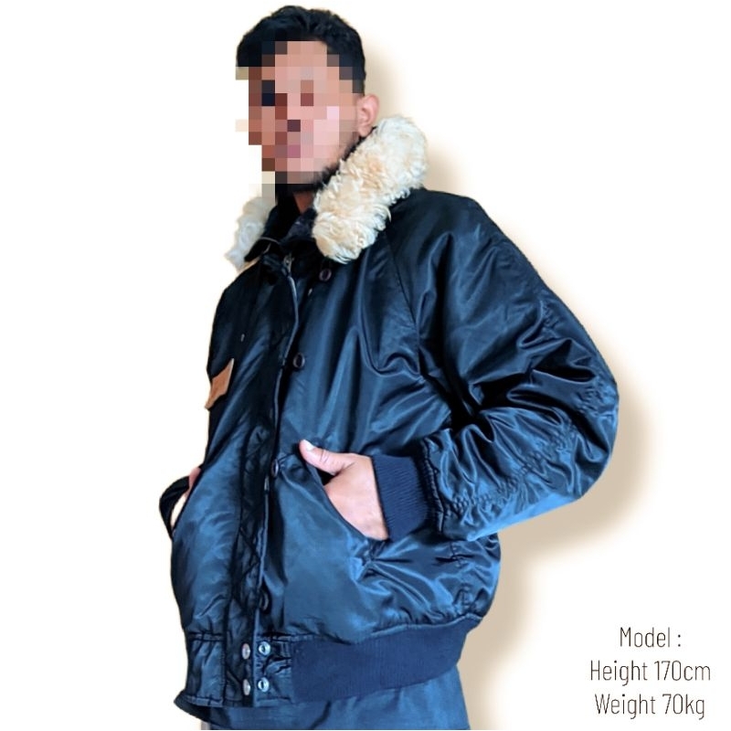 Jual SURPLUS N2B BOMBER FLIGHT JACKET / JACKET BOMBER MILITER USN ...
