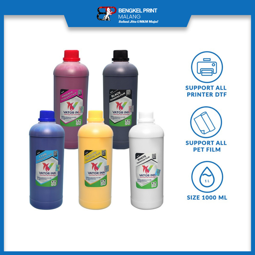 Jual Tinta DTF Vator Khusus DTF 1L | Shopee Indonesia Jual Tinta DTF Vator Khusus DTF 1L | Shopee Indonesia