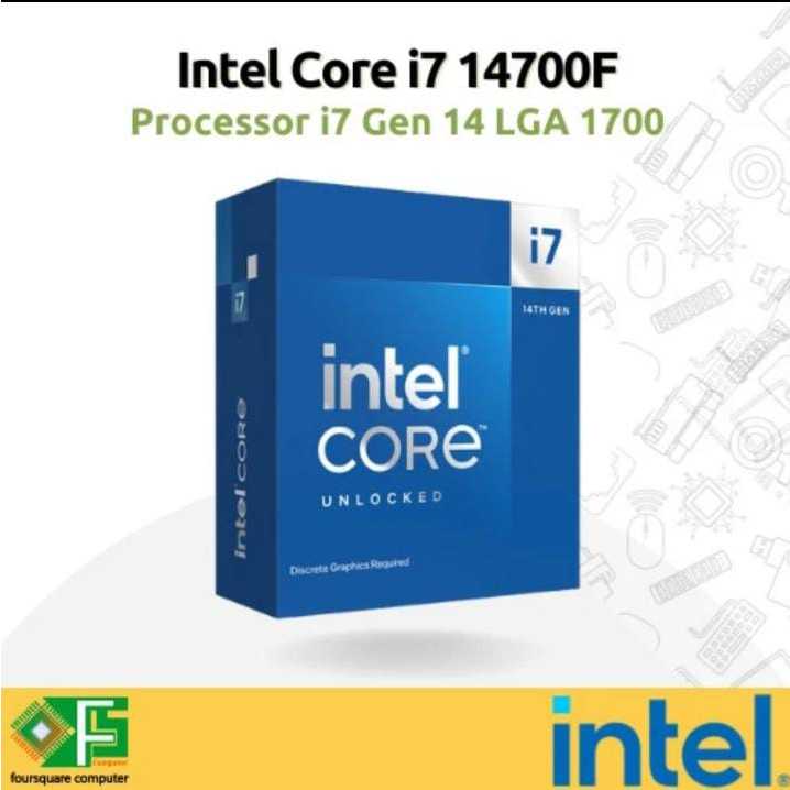 Jual Processor Intel Generasi 14 Core i7 14700F Box Resmi | Shopee ...