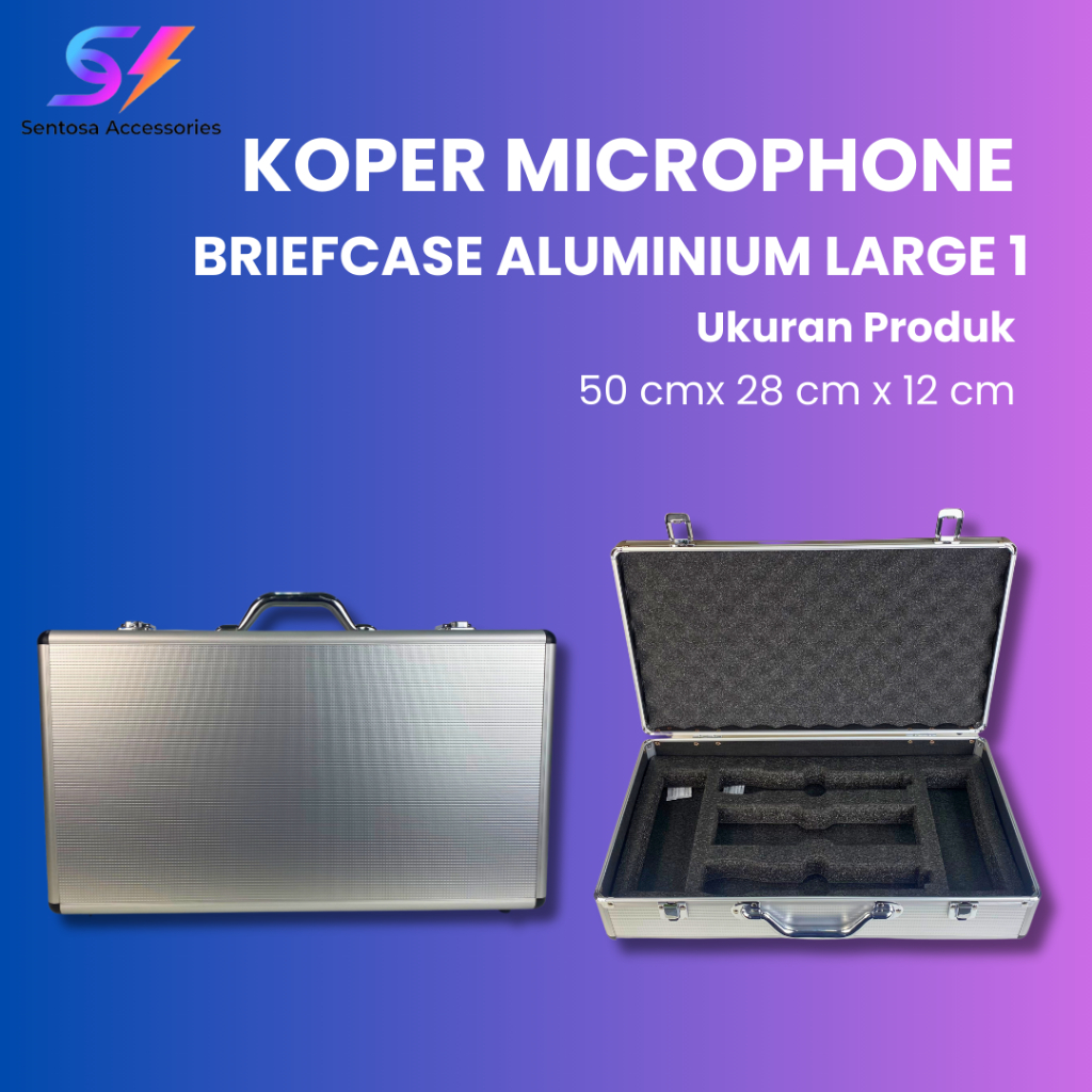 Jual Hardcase Microphone Aluminium Large 1| Koper Mik Aluminium Mic ...