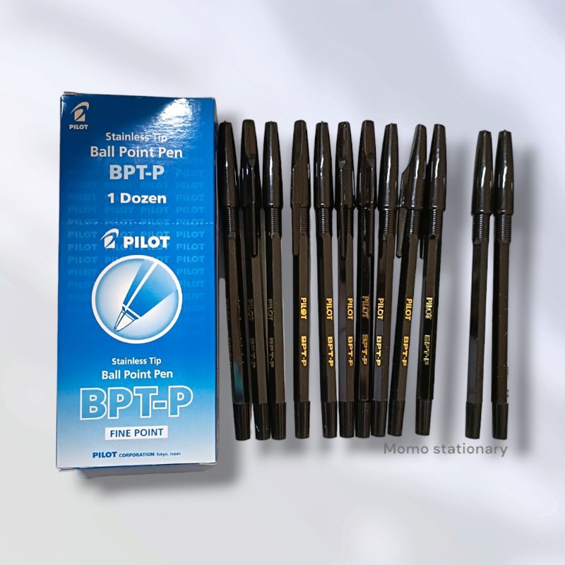 Jual pulpen pilot / bolpoin / pena pilot hitam biru (12 pcs) | Shopee Indonesia