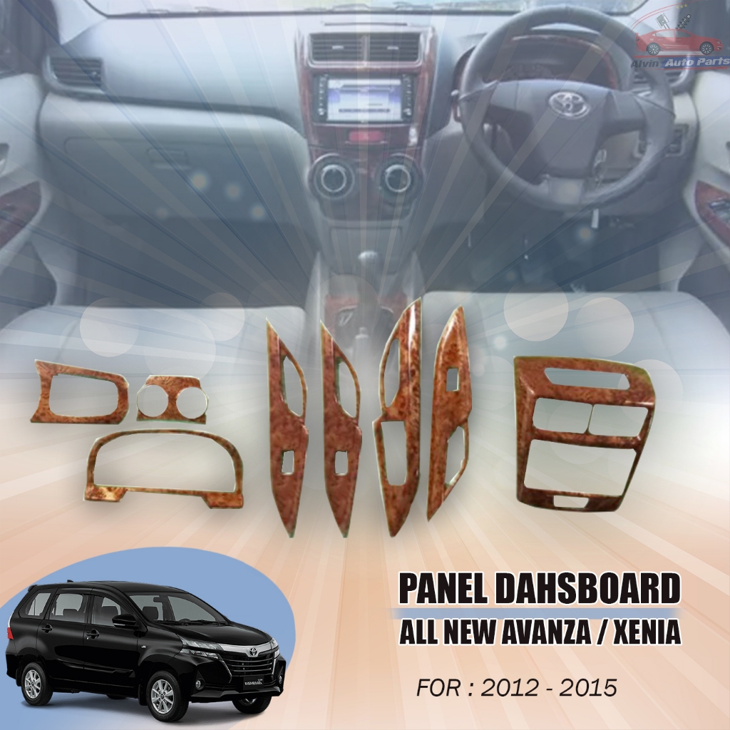 Jual PANEL WOOD AVANZA XENIA ALL NEW 2012-2019 / PANEL DAHSBOARD ALL ...
