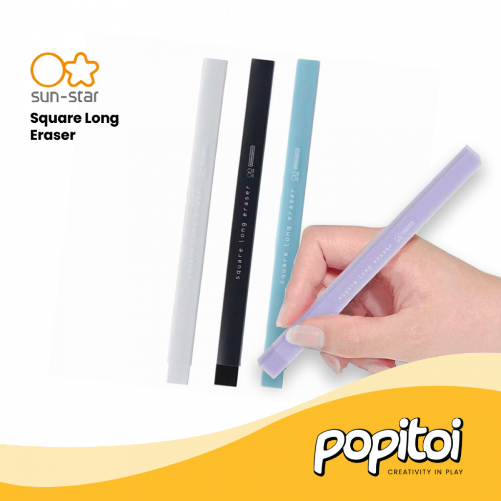 Jual SUN STAR Square Long Eraser Penghapus Pensil Pencil Kotak Sunstar ...