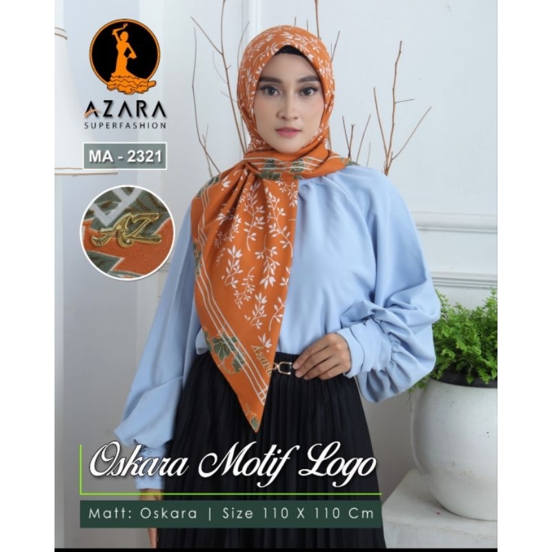 Jual [ 6+1pcs ] METAL LOGO PAKET SPESIAL HIJAB VOAL MOTIF METAL LOGO ...