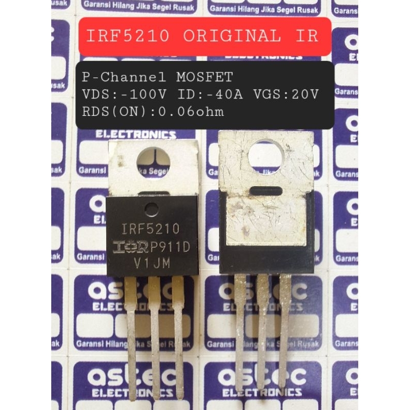 Jual Mosfet IRF5210 P-Channel Original | Shopee Indonesia